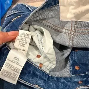 Mother Jeans | Jeans | Mother Jeans Brandthe Ditcher Blue Denim Crop ...